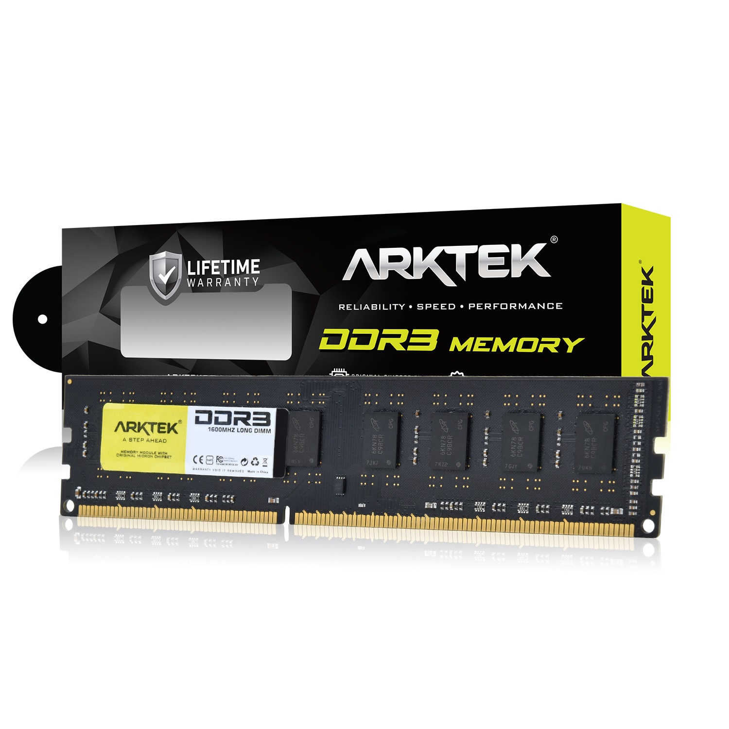 Memoria RAM DDR3 4GB 1600MHZ ARKTEK AKD3S4P1600 DIMM 1.5V Nueva Computación Hardware Memorias RAM