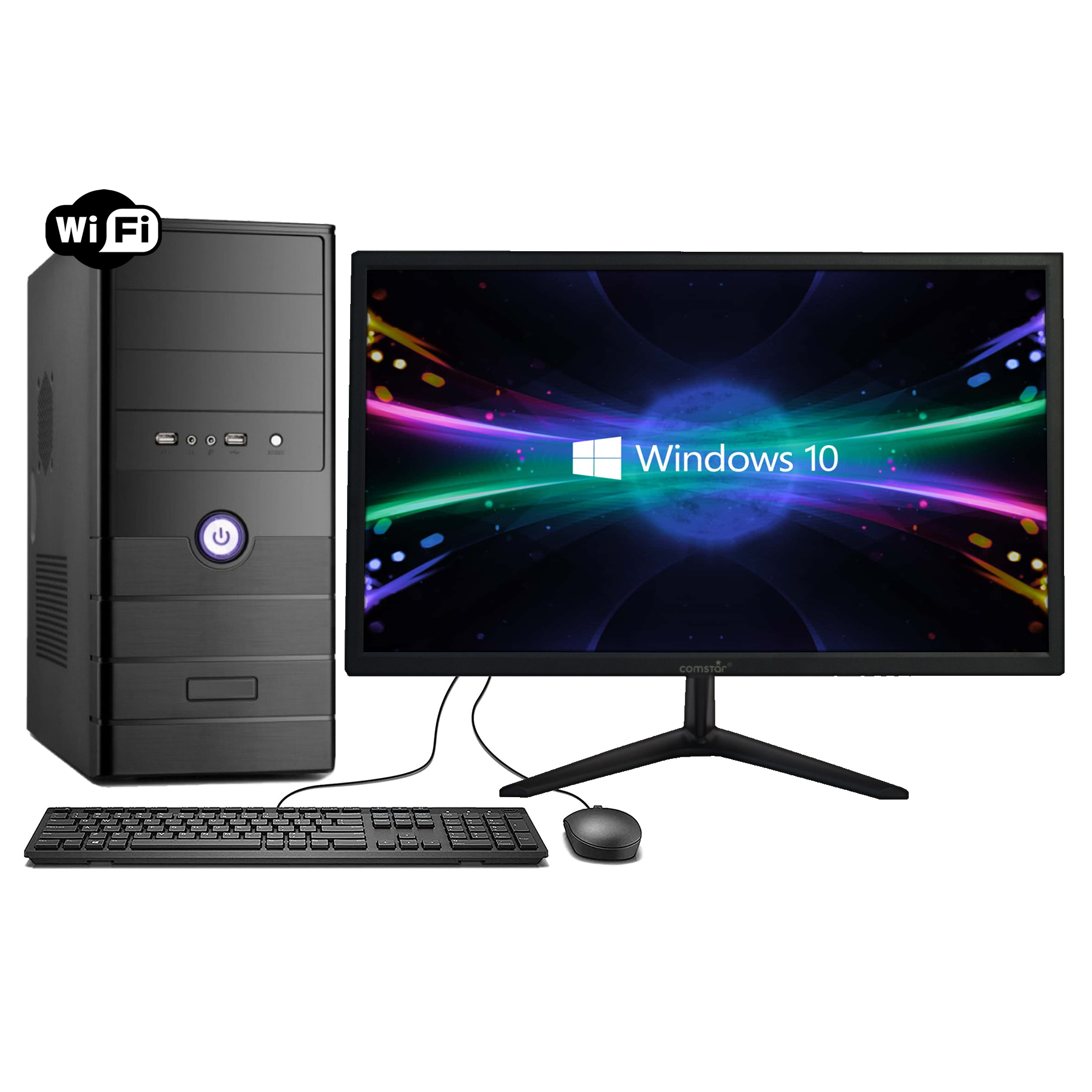 Pc Computadora Nueva INTEL Dual Core N3060 8GB 120GB SSD + 320GB HDD ...