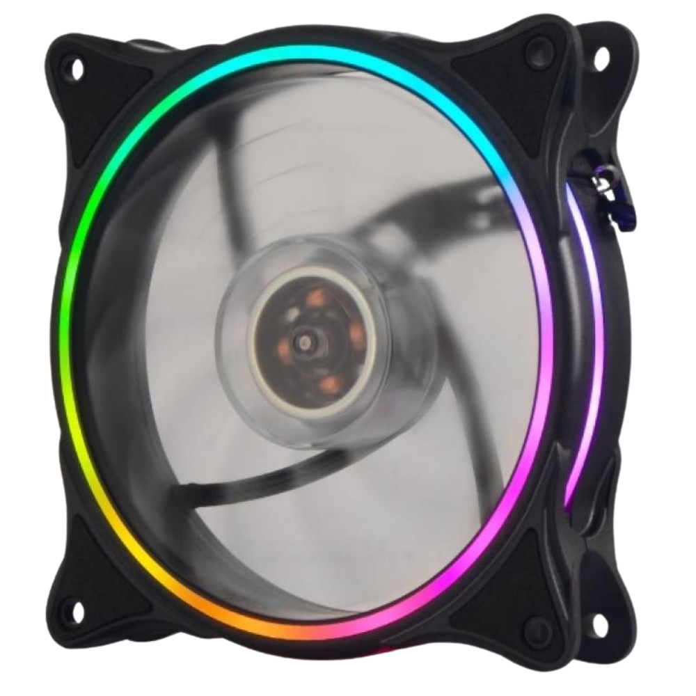 Fan Cooler Ventilador LED Shot Gaming SHOT-RGB 12cm. Molex RGB ...