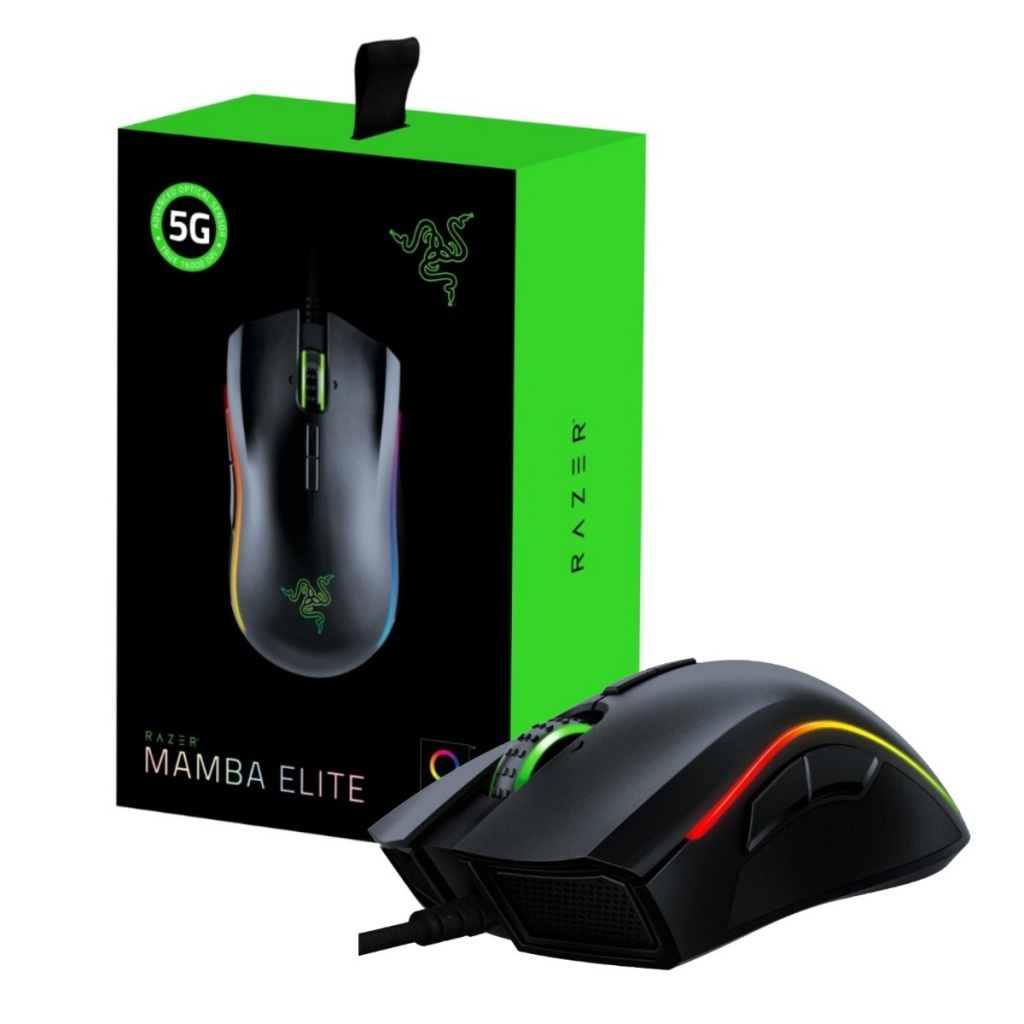 Mouse Gamer Razer Mamba Elite Chroma RGB 16.000Dpi 9 Botones ...