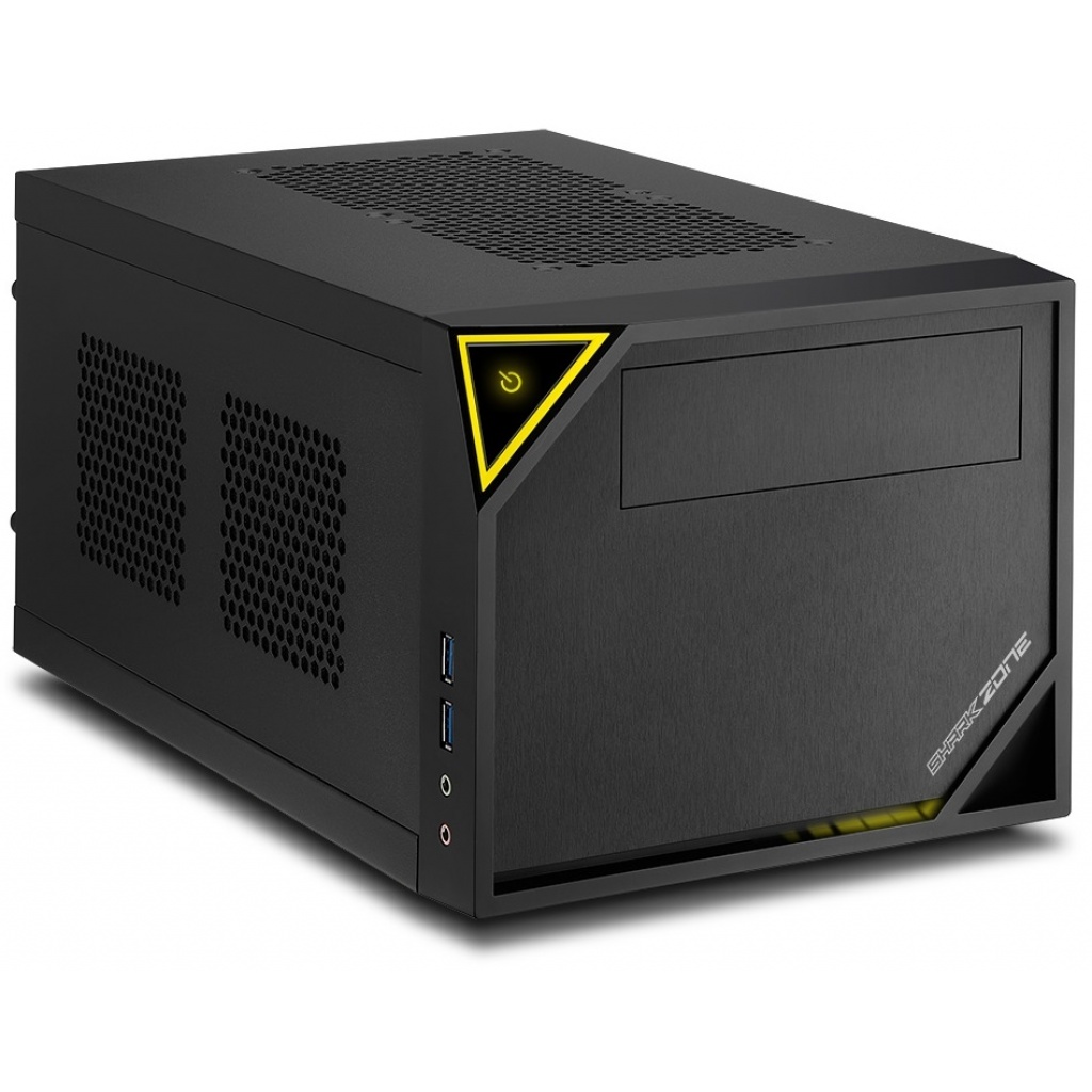 Gabinete Mini-ITX Sharkoon Shark Zone C10 Negro Componentes Gabinetes