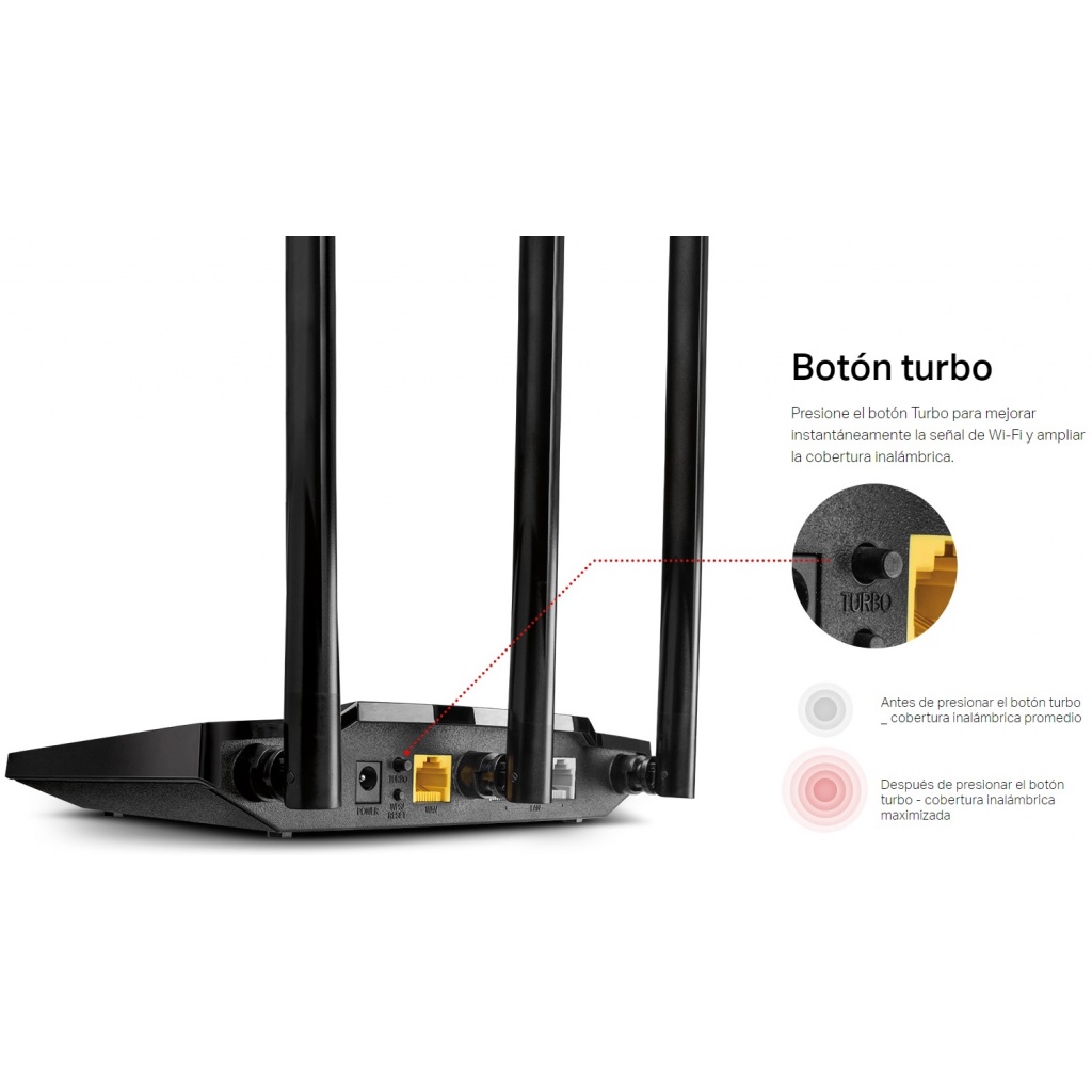 Router Mercusys MW330HP 300Mbps WiFi High Power Turbo Alto Alcance y ...