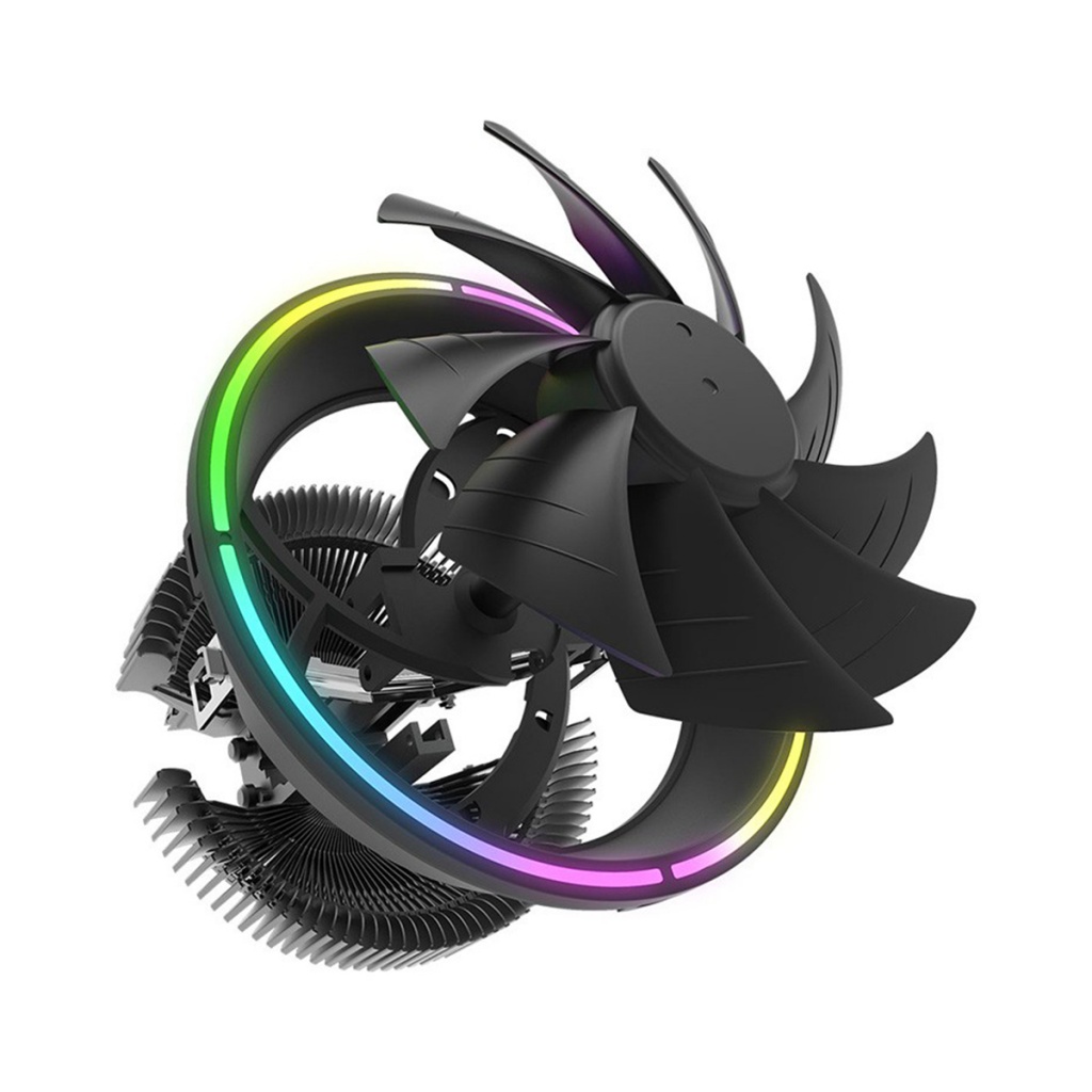 Fan Cooler DarkFlash DARKVOID 120mm RGB Simple FAN Para INTEL y AMD