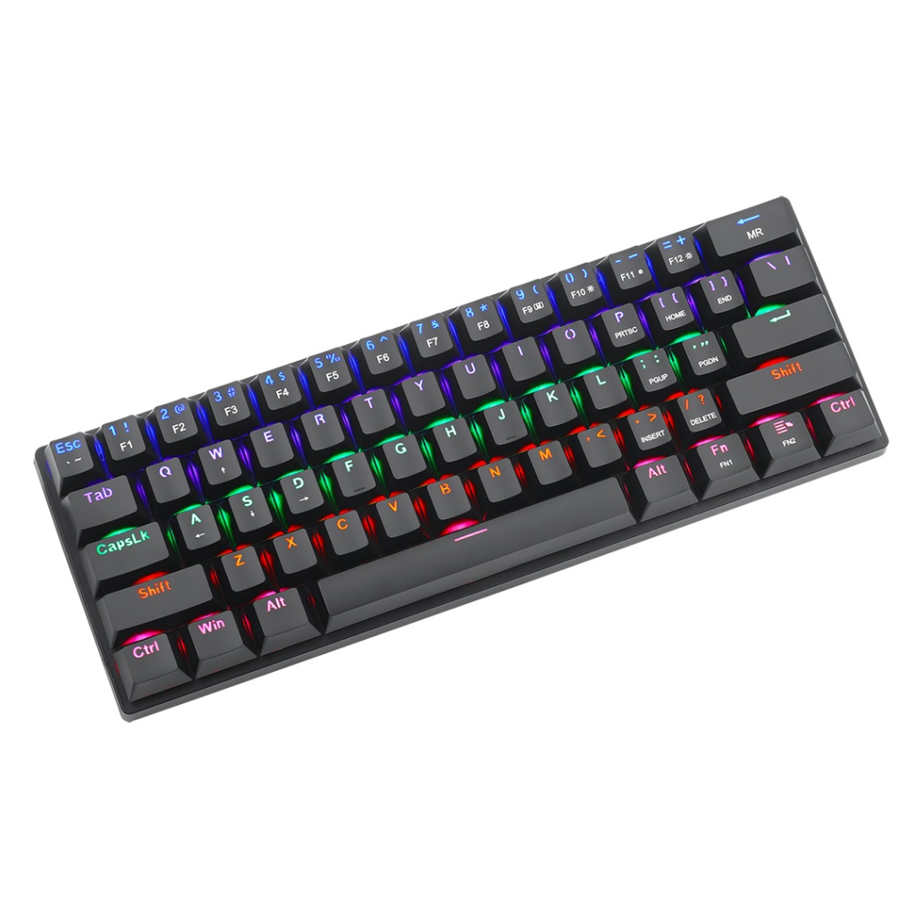 Teclado Mecanico Gamer 60% T-Dagger Arena T-TGK321 Negro RGB USB-C ...