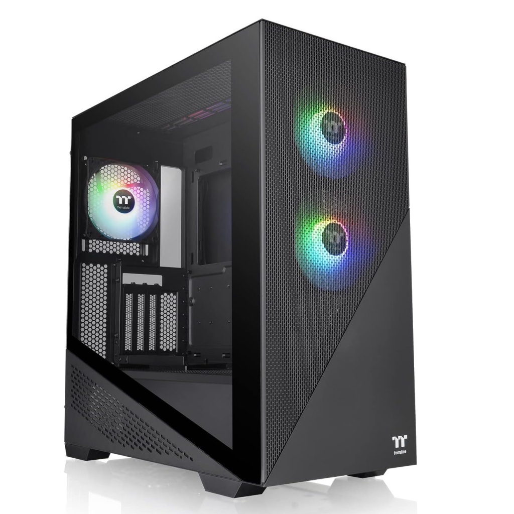 Gabinete Gaming Thermaltake Divider 370TG ARGB Negro Lateral Vidrio ...