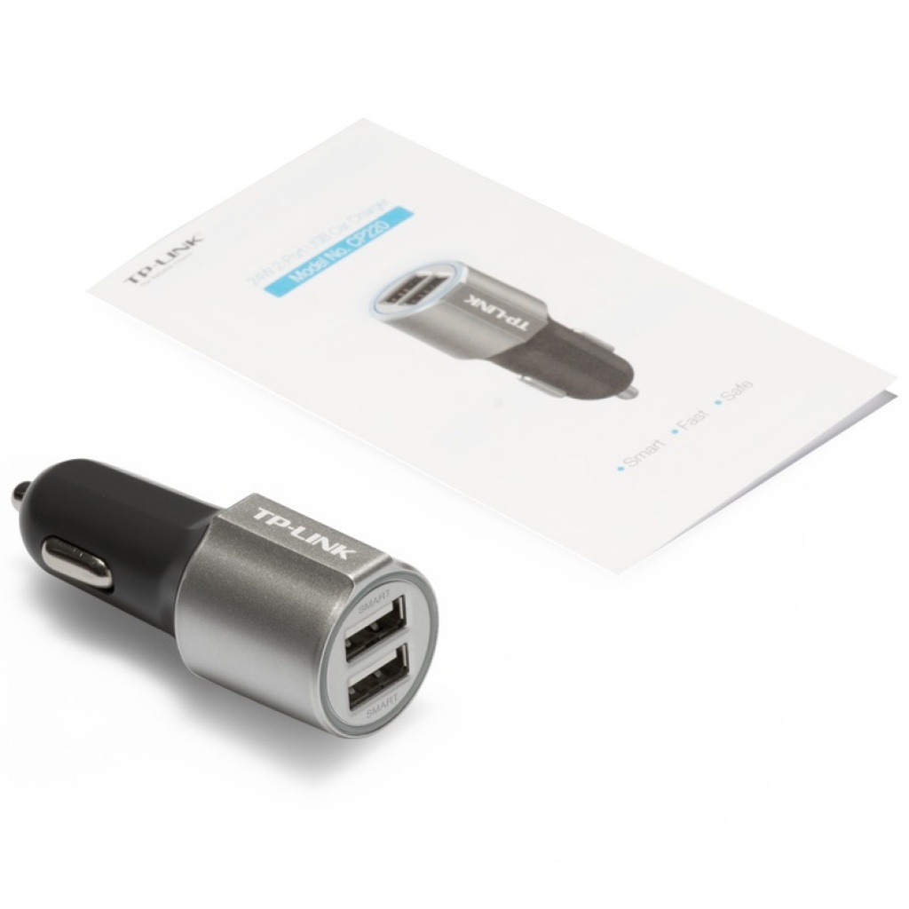 Cargador TP-Link CP220 USB para Auto 12v (Encendedor) a 2 Puertos USB ...