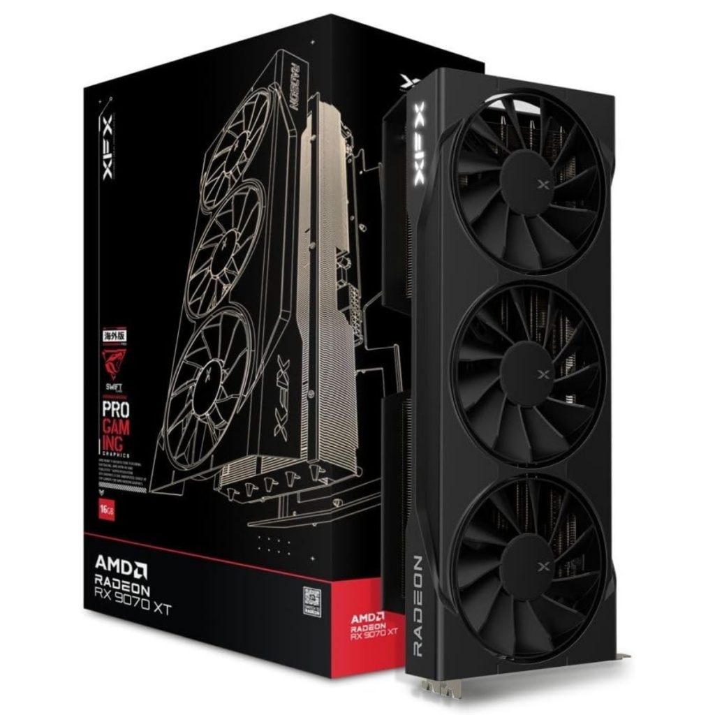 Tarjeta de Video XFX Swift Radeon RX 9070 XT 16GB GDDR6 Pro Gaming ...